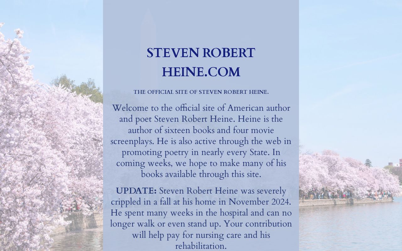 Steven Robert Heine dot com.